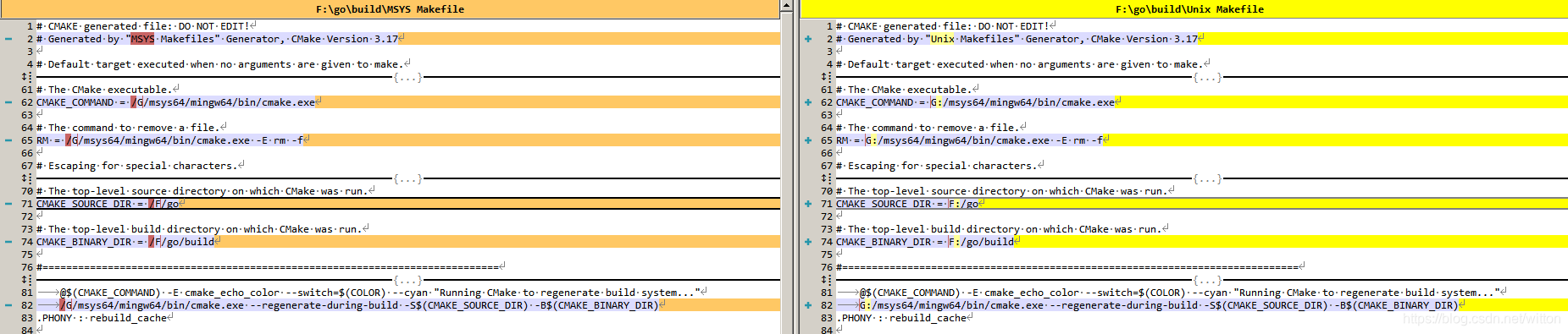 MSYS Makefiles、 MinGW Makefiles与Unix Makefiles的差别 | Witton的博客